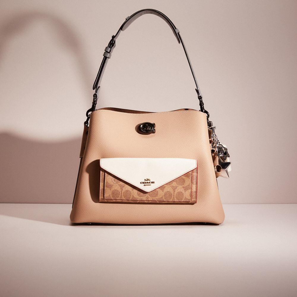 COACH® | Upcrafted Willow Shoulder Bag In Colorblock