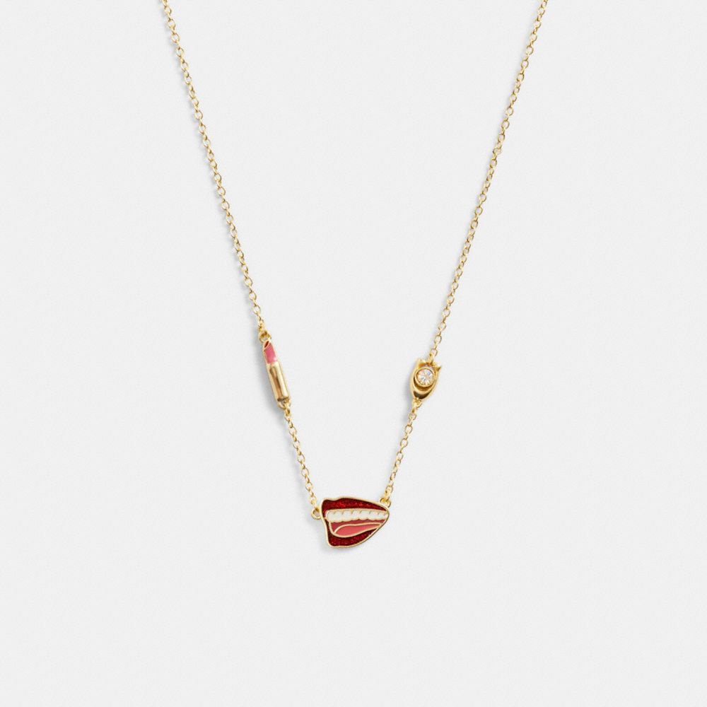 COACH® | Coach X Tom Wesselmann Lips Pendant Necklace