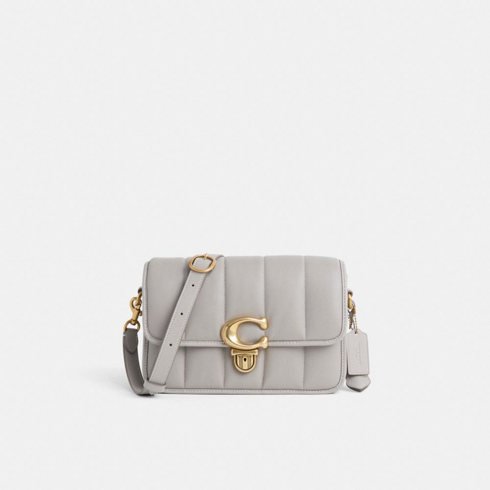 Coach Restored Studio Shoulder Bag With Quilting In Gray | ModeSens