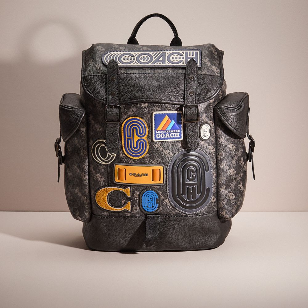 COACH® | Upcrafted Hitch Backpack With Horse And Carriage Print