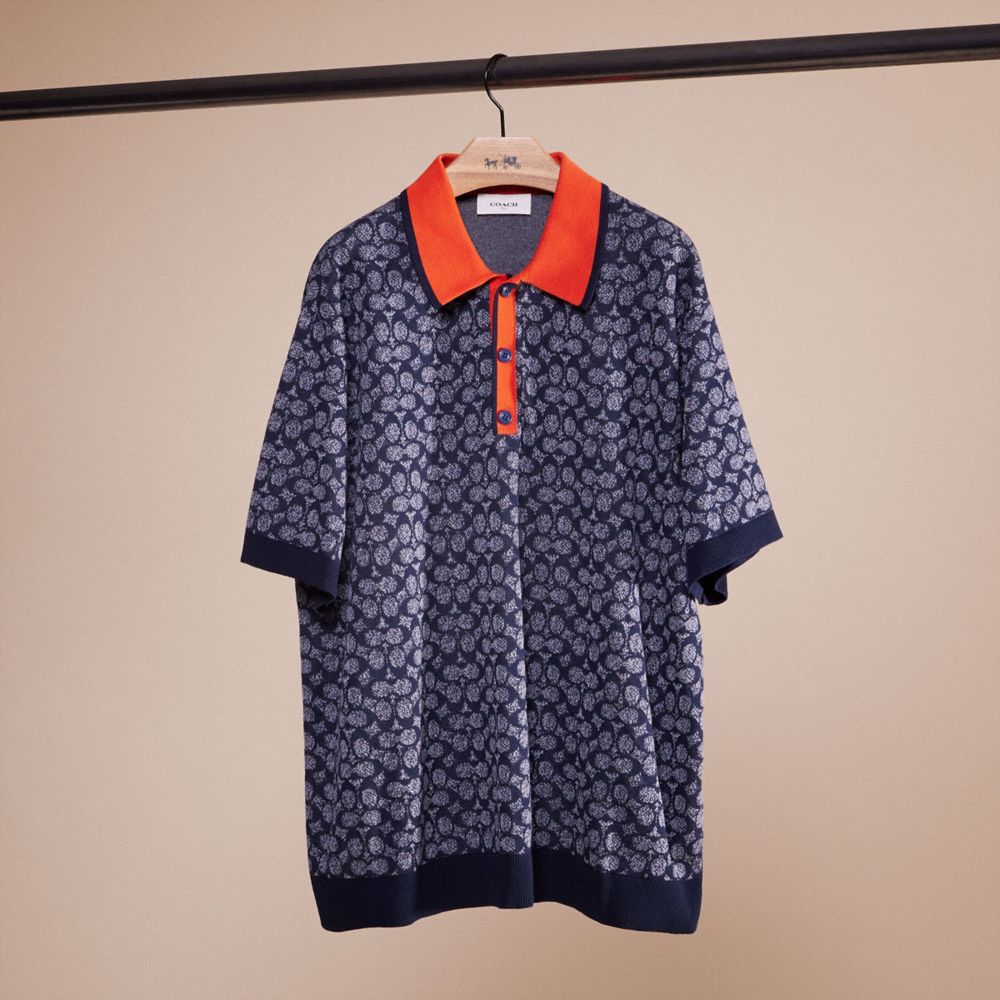 COACH® | Restored Signature Knit Polo