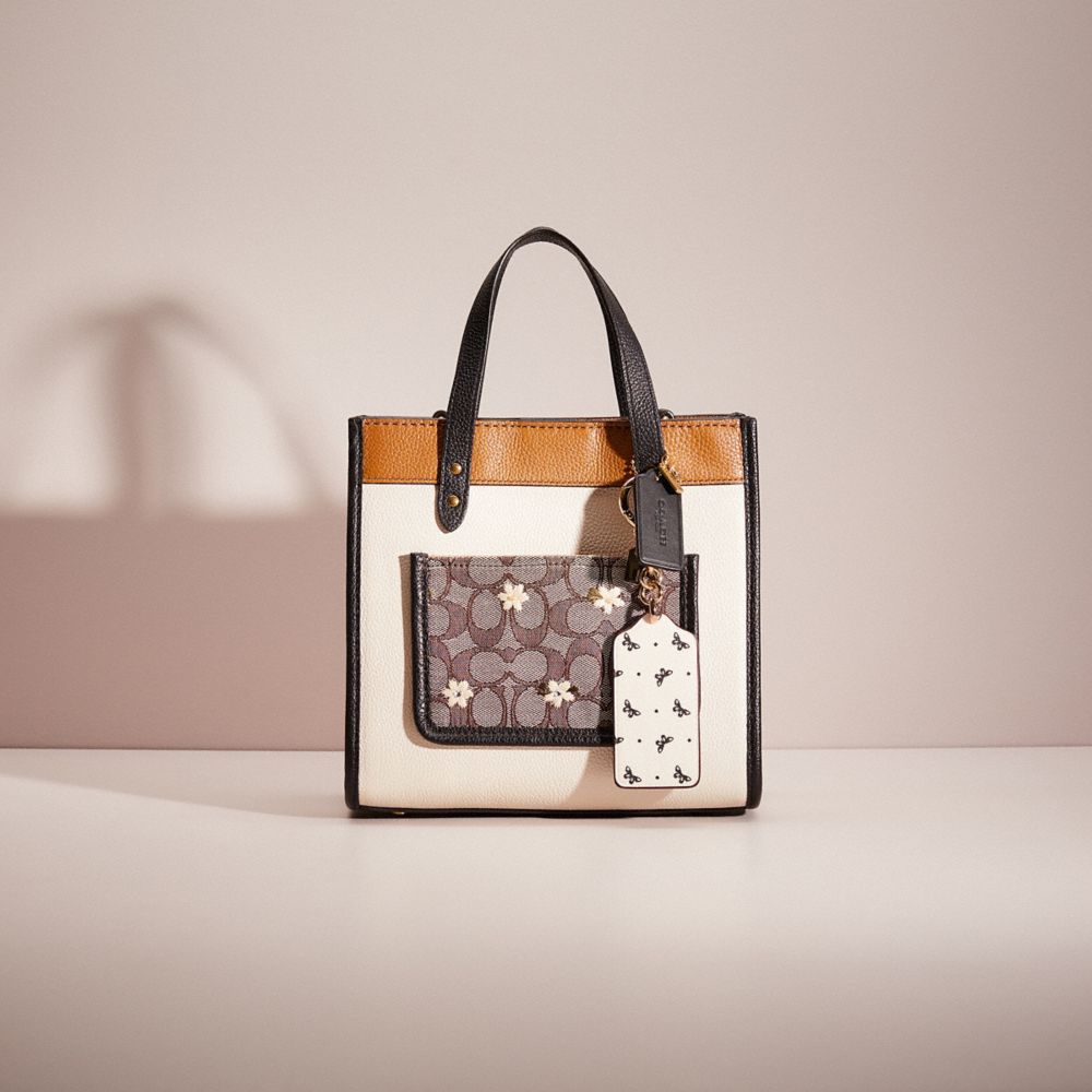 COACH® | Upcrafted Field Tote 22 In Colorblock With Coach Badge
