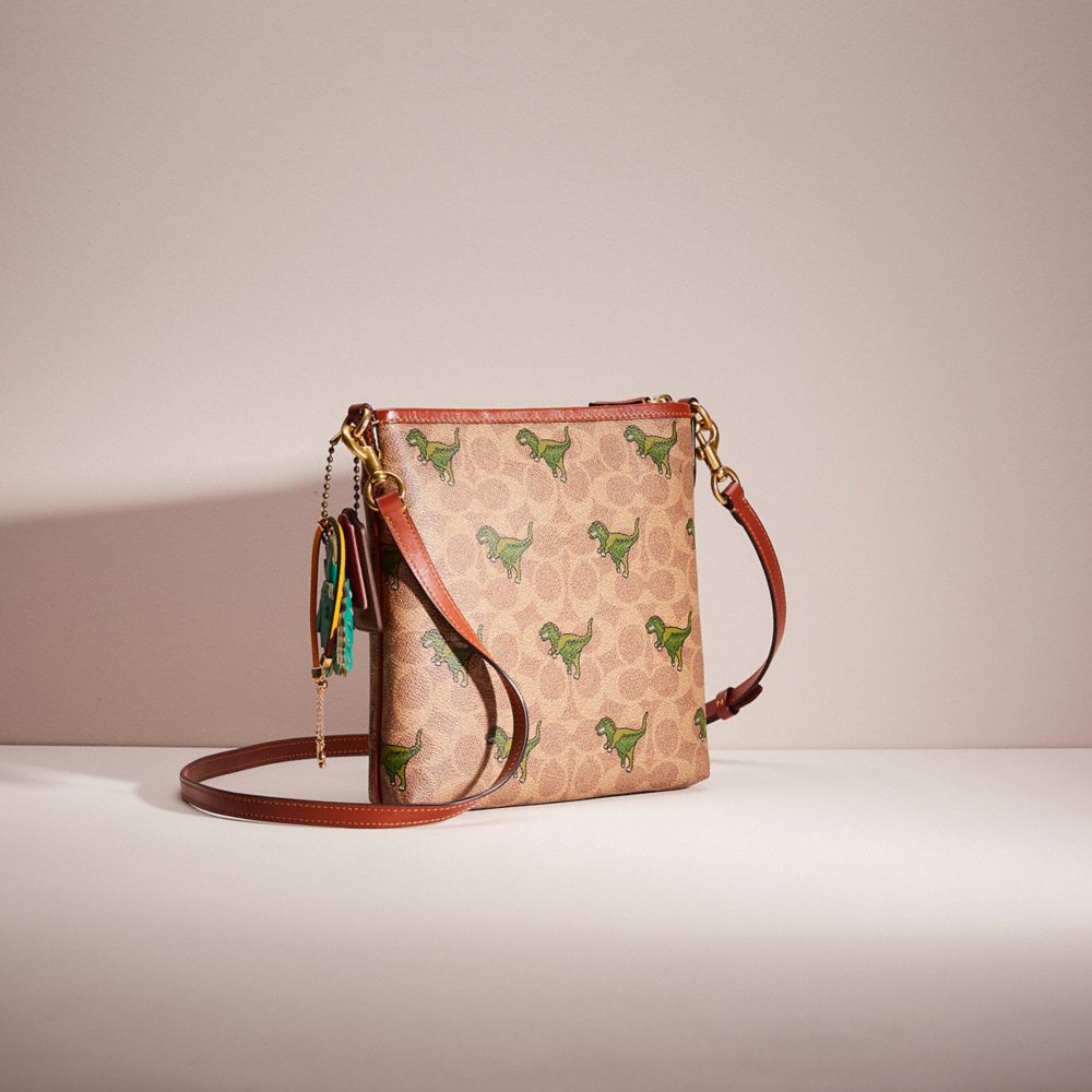 COACH® | Upcrafted Kitt Messenger Crossbody In Signature Canvas With ...