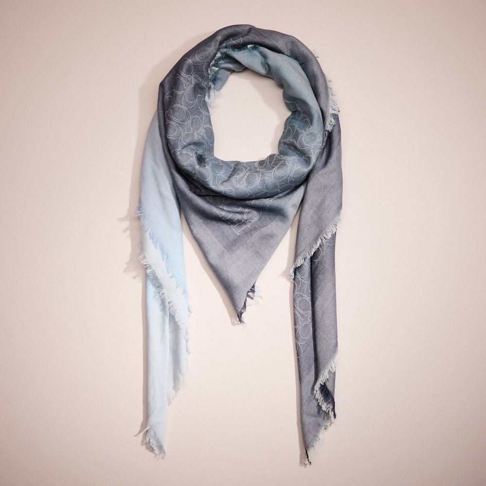 COACH® | Restored Signature Ombre Oversized Square Scarf