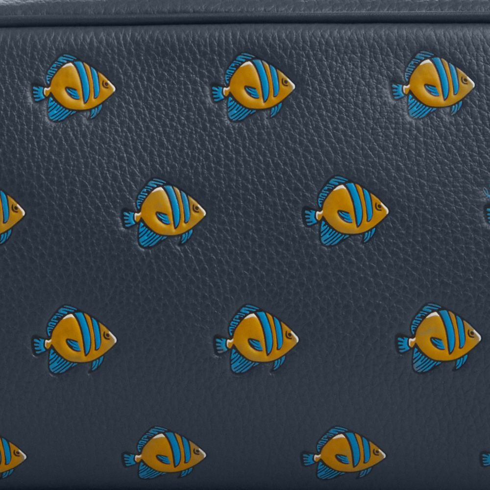 COACH® Outlet | Small Travel Kit With Fish Print