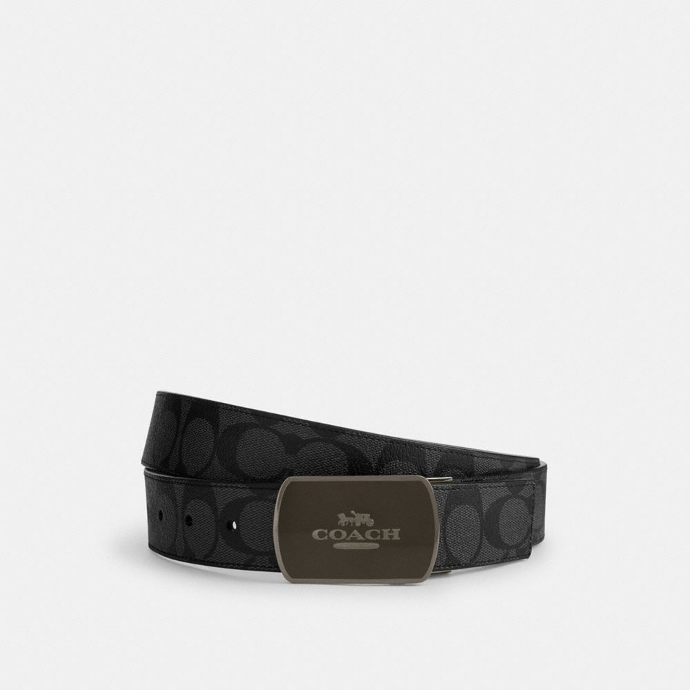 COACH® Outlet | Plaque Buckle Cut To Size Reversible Belt, 38 Mm