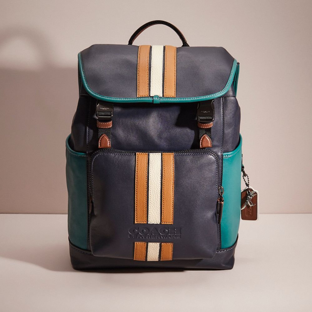 Upcrafted League Flap Backpack In Colorblock | COACH®
