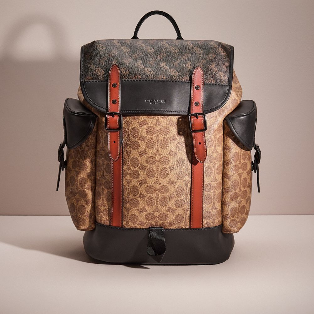 COACH® | Restored Hitch Backpack In Signature Canvas With Horse And ...