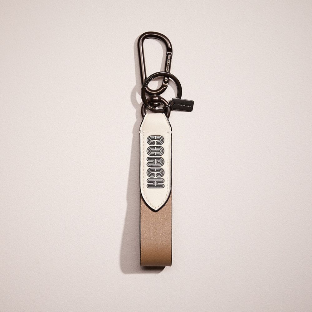 Restored Loop Key Fob In Colorblock With Signature Canvas Detail And ...