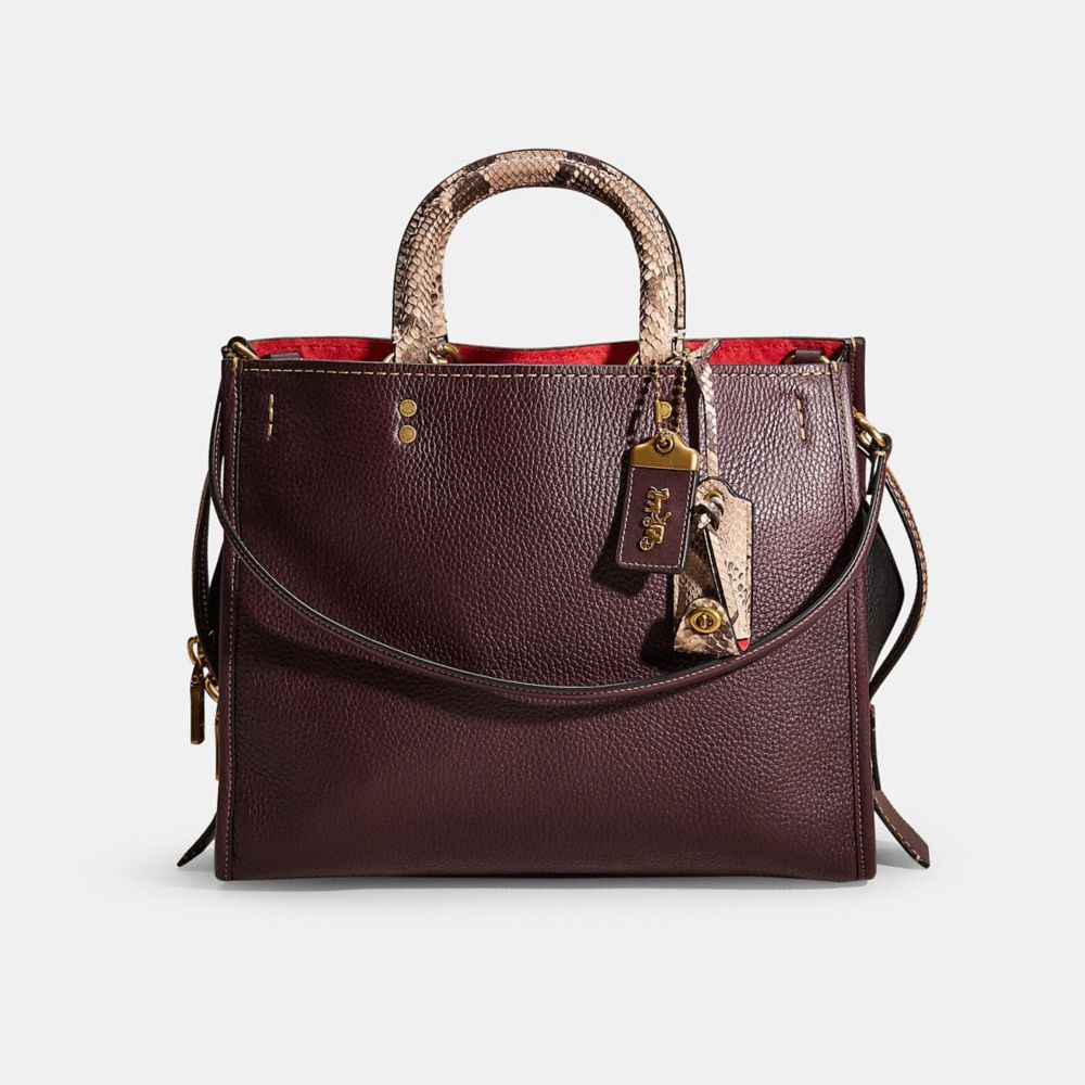 Restored Rogue In Colorblock With Snakeskin Detail | COACH®