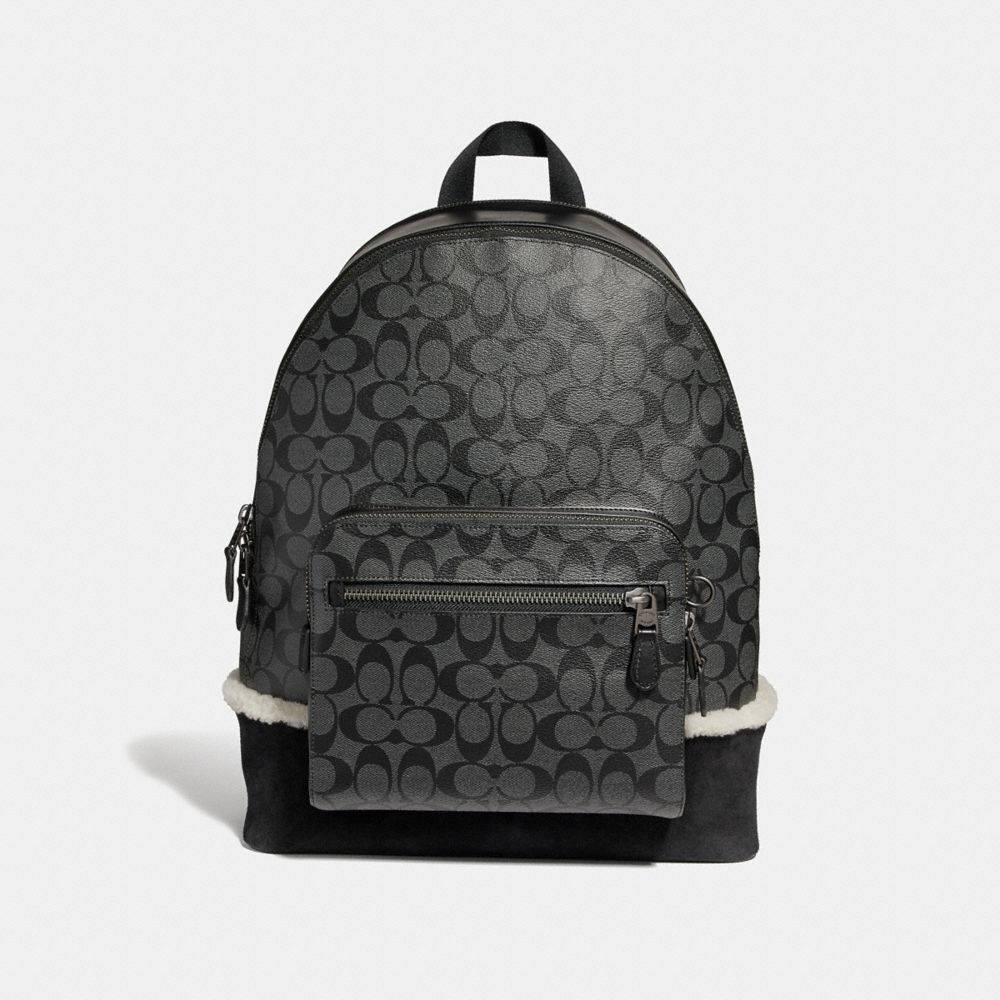 COACH® Outlet | West Backpack In Signature Canvas