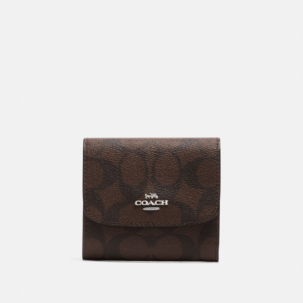 COACH® Outlet | Small Wallet In Signature Canvas