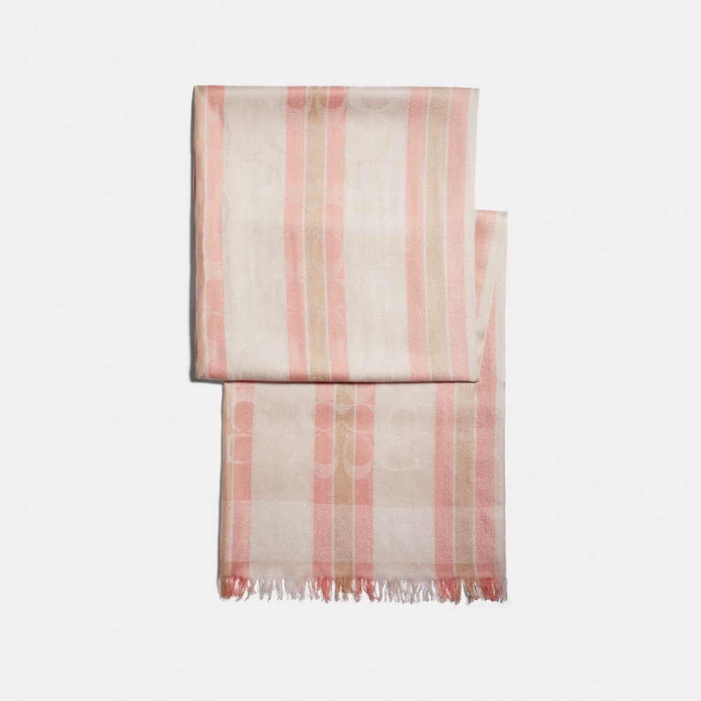 COACH® Outlet | Signature Striped Wrap