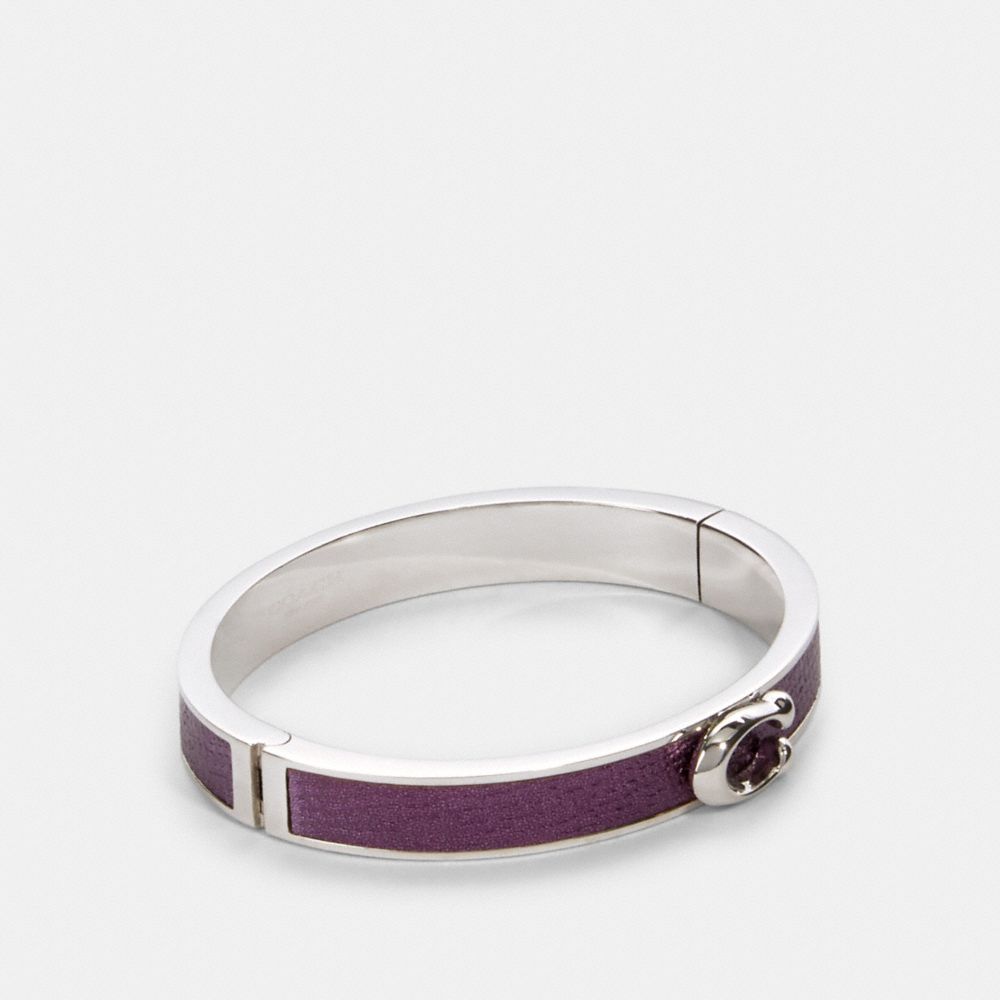 COACH Outlet Push Signature Hinged Bangle