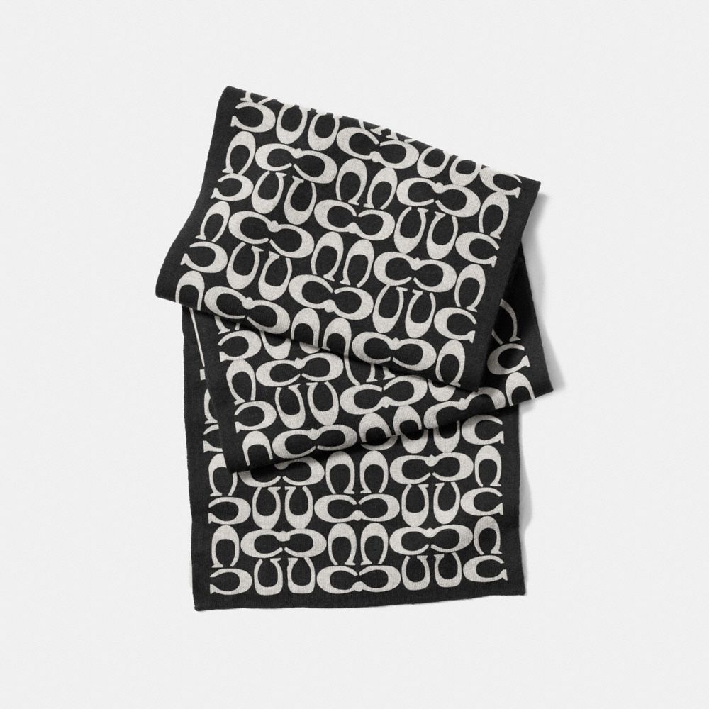 COACH® Outlet | Signature Knit Scarf