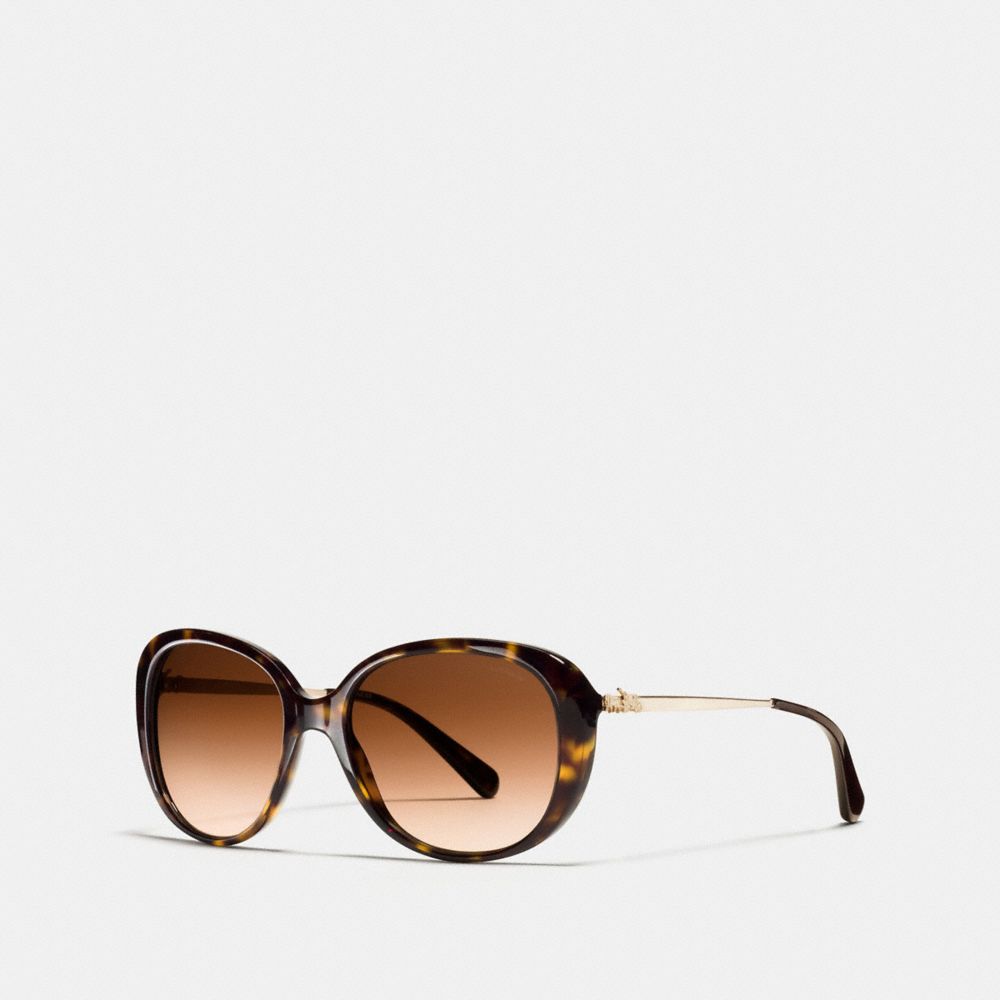 Horse And Carriage Oval Sunglasses | COACH®